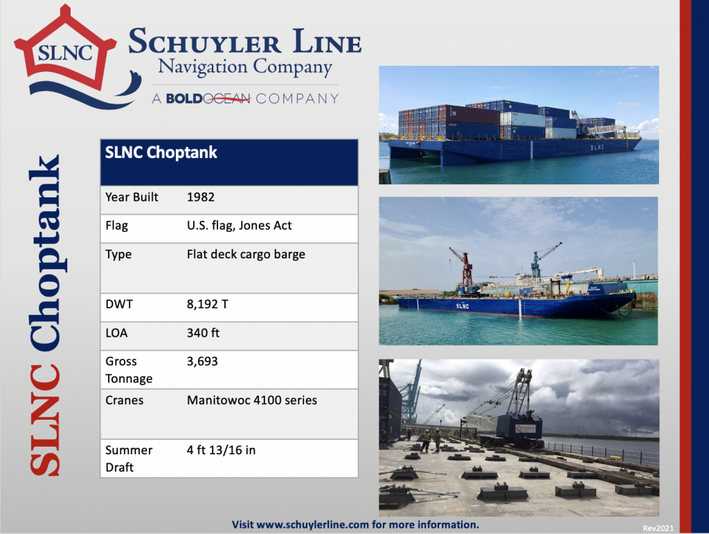 SLNC Choptank | Schuyler Line Navigation Company, LLC