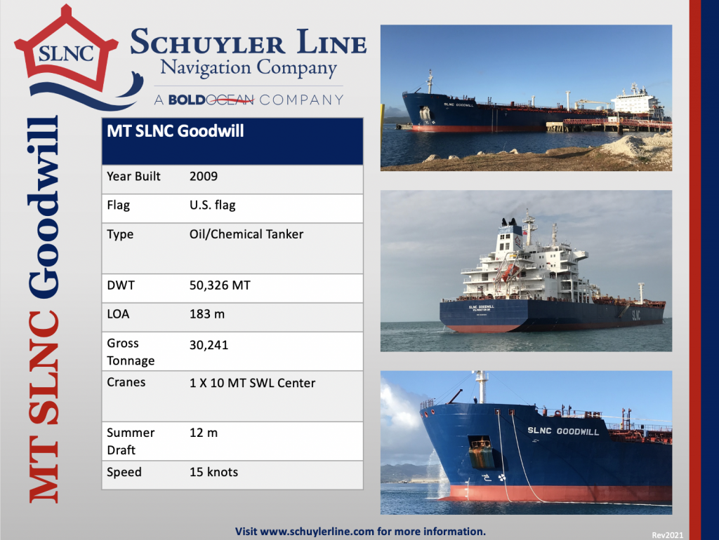 2021 SLNC Goodwill Vessel Card - Schuyler Line Navigation Company, LLC