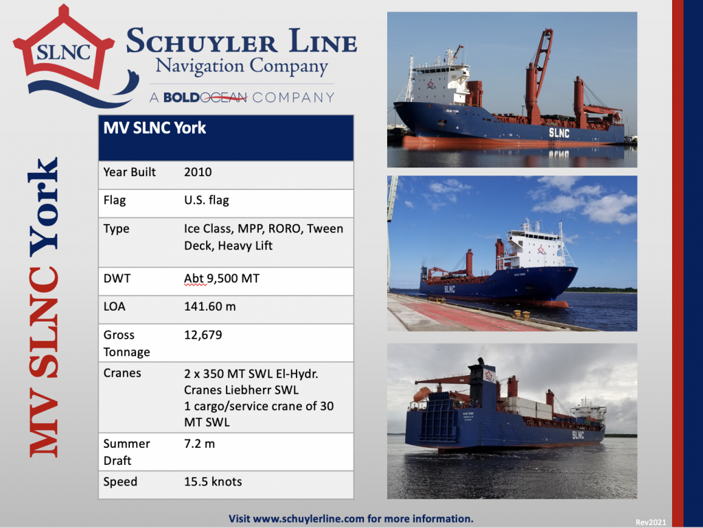 MV SLNC York - Schuyler Line Navigation Company, LLC