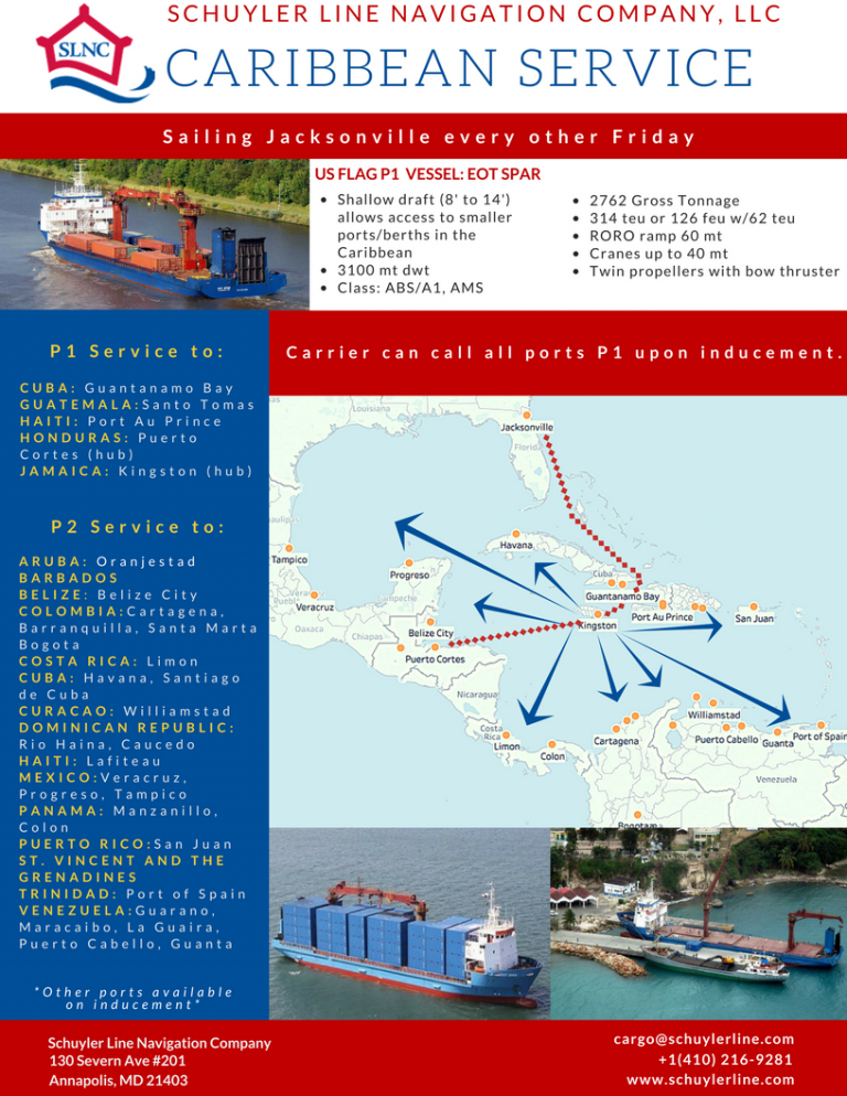 Port: SLNC Expands Caribbean Service - Schuyler Line Navigation Company ...
